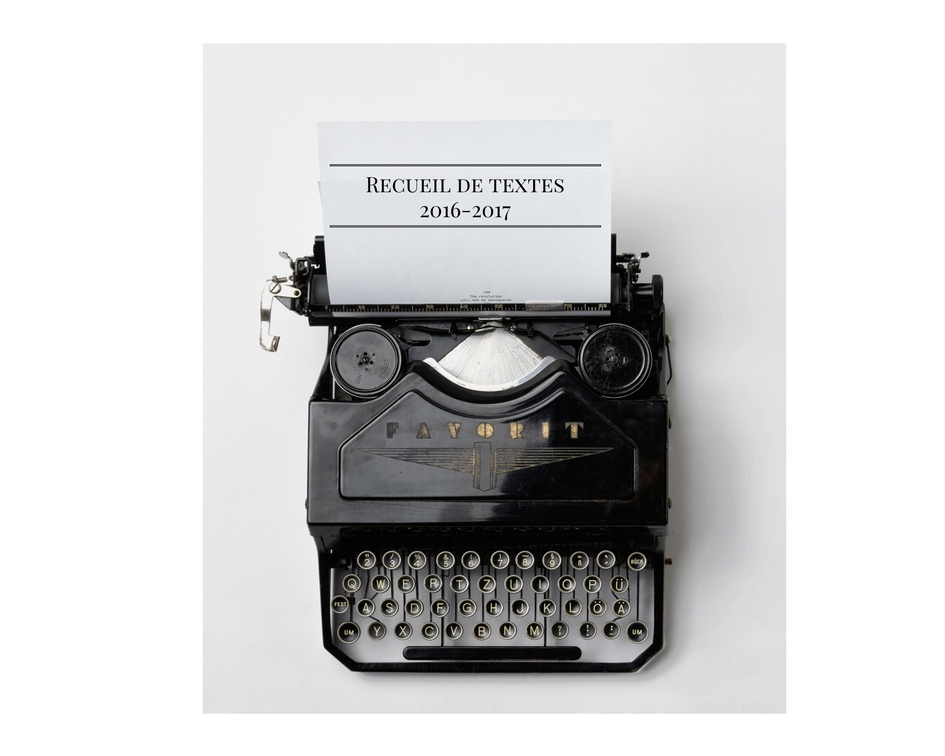 Le recueil de textes du Club d’écriture | Collège St-Jean Vianney